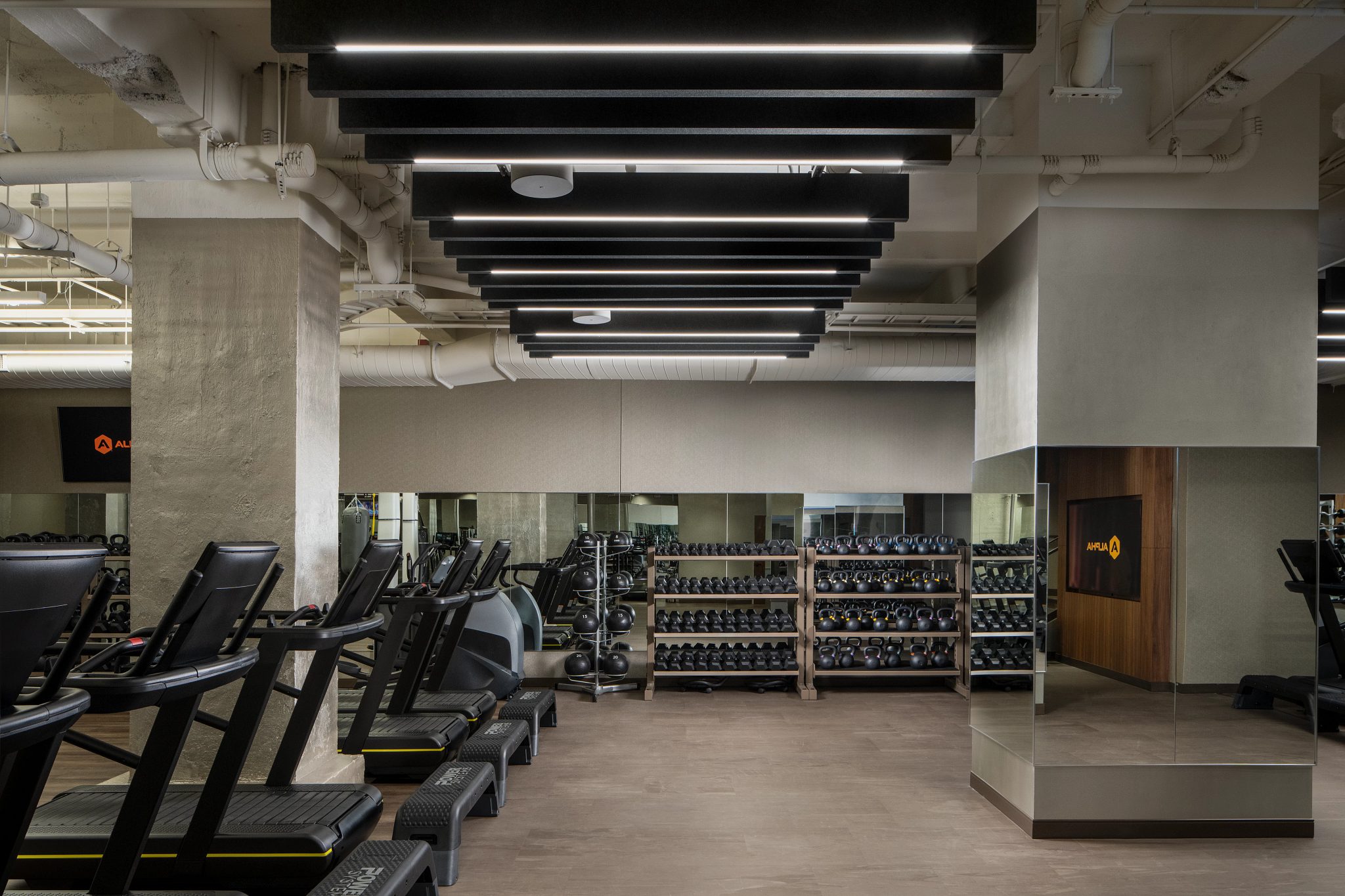 Workout Floor at One Wall Street | Life Time
